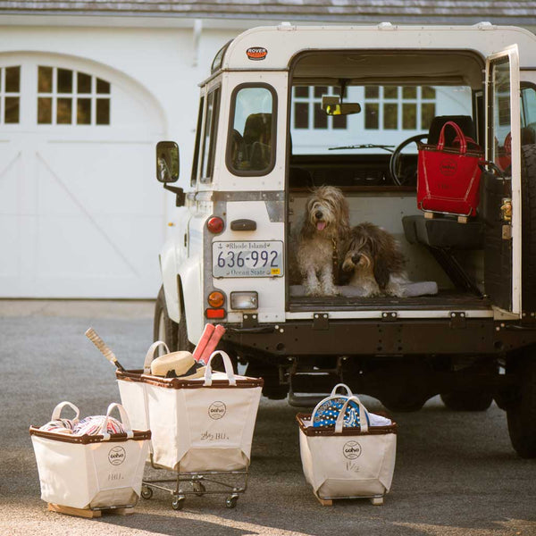 Steele Canvas storage tote - red, 1 bushel – coho USA